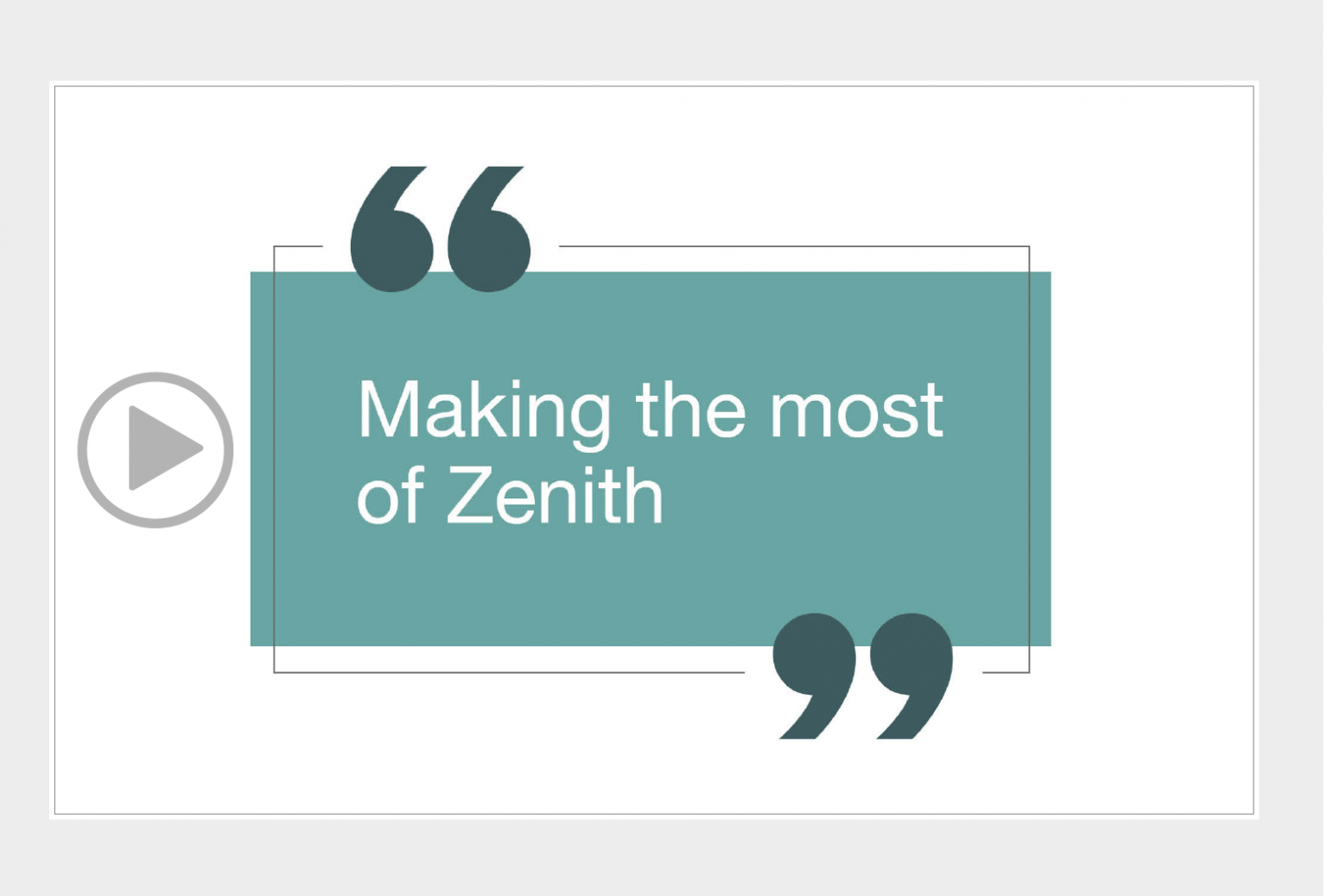 Our Culture – TheZenith